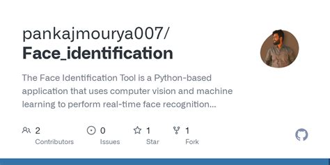 GitHub Pankajmourya007 Face Identification The Face Identification