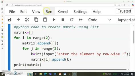 Python Lecture Series 12 Nested List Vel Murugan
