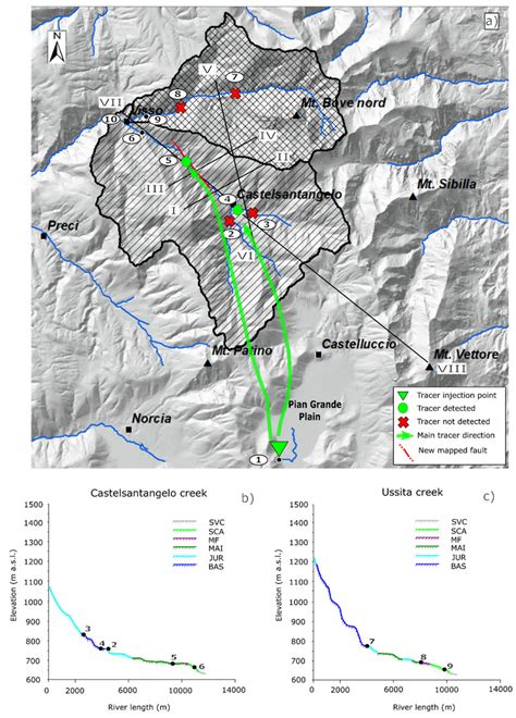 A Location Of The New Mapped Fault And Main Tracer Direction From Download Scientific Diagram