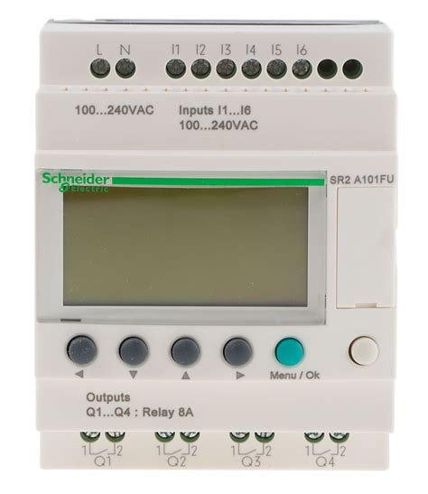 schneider electric zelio logic logic module 6 inputs 4 outputs