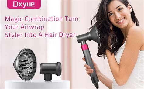 Hair Diffuser And Adaptor Attachment Set For Dyson Airwrap