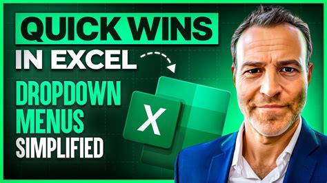 Dropdown Menus Simplified Excel Quick Wins Mls Learning Hub