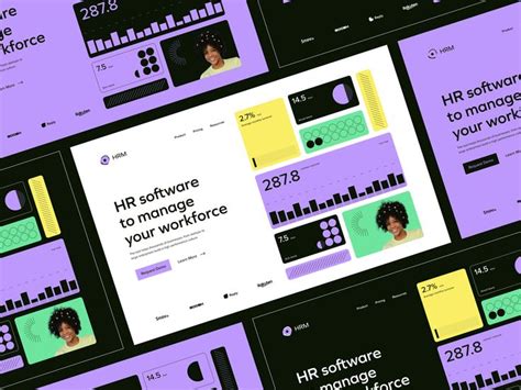 Hrm Saas Platform Web Design Presentation Design Presentation Design Layout