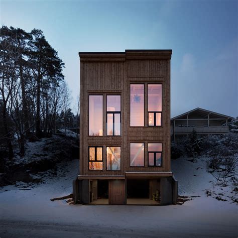 Rever And Drage Complements Rustic Bolthole In Norway With A Timber
