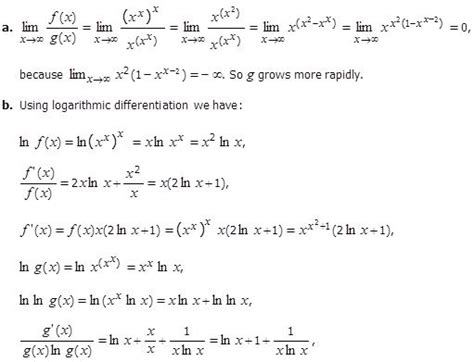 Logarithmic Differentiation