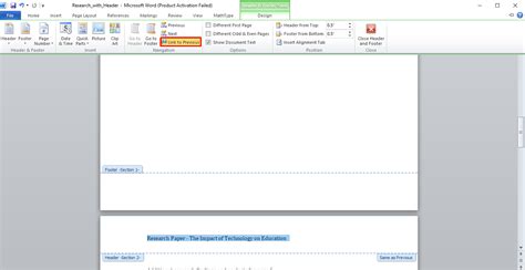 How To Remove Header In Word Tips For All Pages