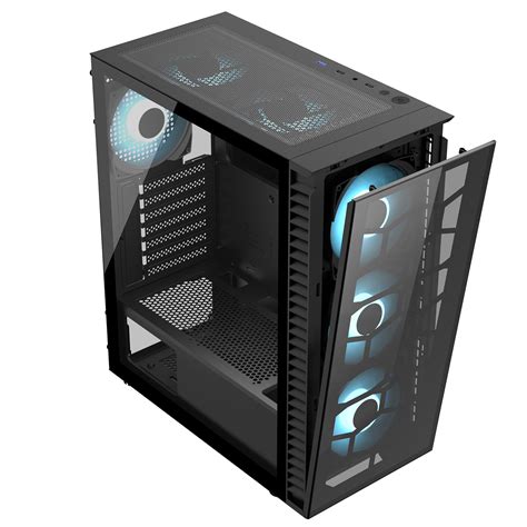 Oem Odm Tempered Glass Side Panel Eatx Pc Case Gaming Liquid Cpu Cooler