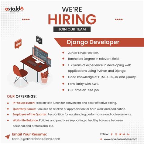 Avialdo Solutions On Linkedin Djangodeveloper Django Backenddeveloper Lifeatavialdo