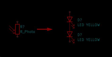 how do i modify this solar tracking circuit to use leds instead of