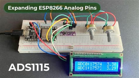 Expanding Esp8266 Analog Pin With Ads1115 16 Bit Adc