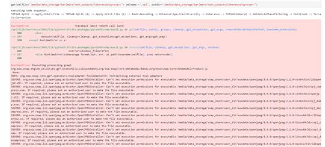 Error When Doing Tops Coregistration Nodeid Back Geocoding Problem