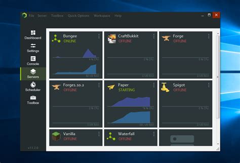 Mc Server Soft Server Manager For Windows Minecraft Mod