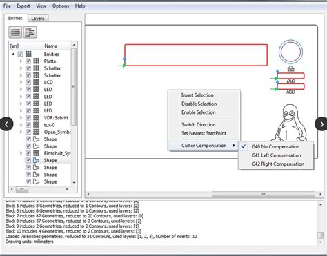 DXF To G Code Converter Software Convert D DXF Drawings To CNC Machine USB
