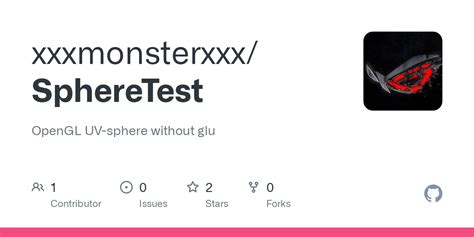 Github Xxxmonsterxxxspheretest Opengl Uv Sphere Without Glu