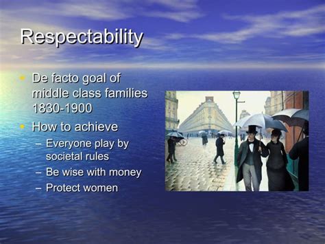 Gender And Middle Class Values PPT