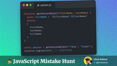 chris kalmar on linkedin can you spot the mistake in this javascript script 🔍 here s a hint it…