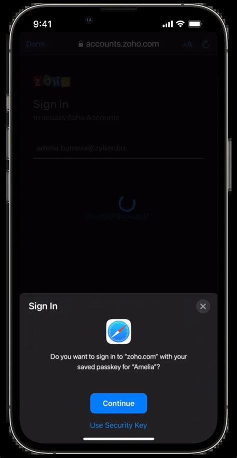 IOS IPadOS MacOS Ventura Zoho OneAuth Authenticator