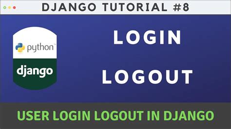 Django Rest Framework User Register Login Logout Api