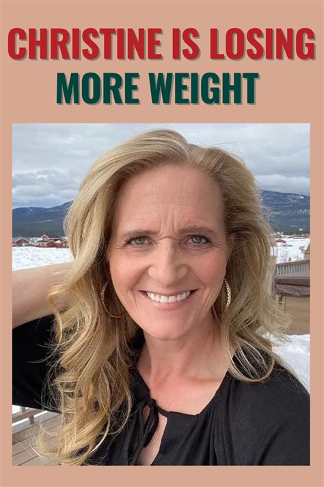 Sister Wives Christine Is Losing More Weight Before Her Wedding