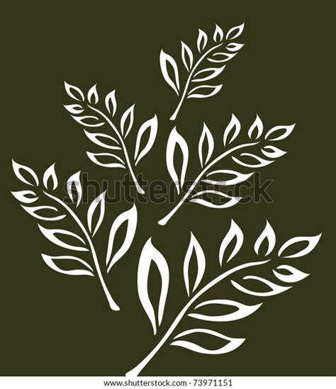 Abstract Tree Branch Symbol Nature Stock Vector Royalty Free Shutterstock