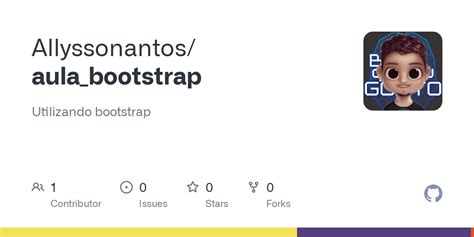 github allyssonantos aula bootstrap utilizando bootstrap