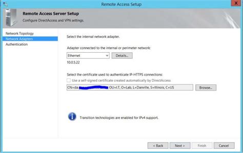 My Step By Step Directaccess Configuration On Windows Server 2012 R2