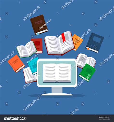온라인 교육벡터 그림 개념입니다전자책 인터넷 과정 스톡 벡터로열티 프리 782558683 Shutterstock