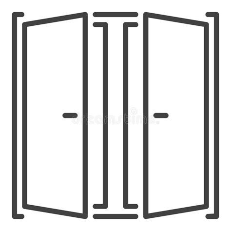 Open Window Vector Square Outline Icon Or Design Element Stock Vector Illustration Of Plastic