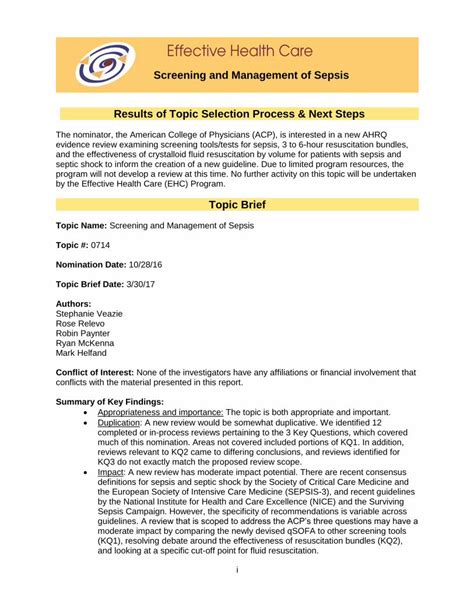 Pdf Screening And Management Of Sepsis Dokumen Tips