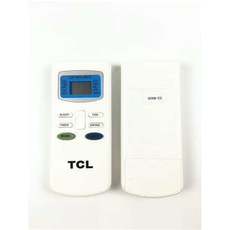 English TCL Air Conditioner Remote Control GYKQ 03 GYKQ 63 F 25GW N3 KF 35GW BR2