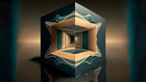 Premium Photo Abstract Cuboid Representation Of Fourth Dimension Space Neural Network