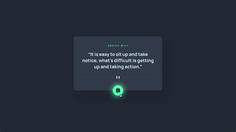 Advice Generator App Devpost