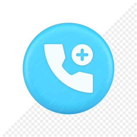 Premium Psd Phone Call Add Contact Communication Button Voice Conversation Web Interface App