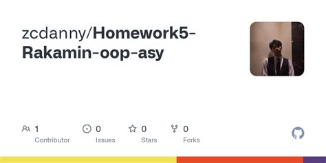 Github Zcdannyhomework5 Rakamin Oop Asy