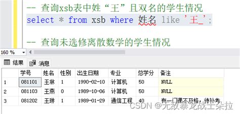 Sql Server 创建学生管理系统sql实现学生管理系统设计 Csdn博客