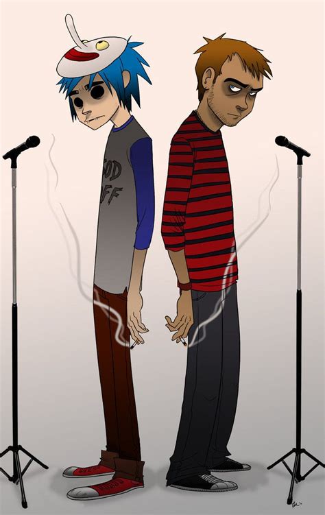 Two In One By Behindtheveil On Deviantart Gorillaz Art Gorillaz Fan Art Gorillaz