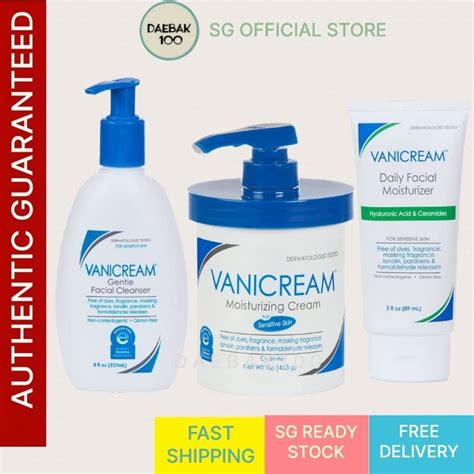 Vanicream Moisturizing Cream Gentle Facial Cleanser Moisturizing
