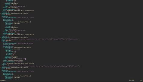 ENHANCEMENT Support Bundle Enhancement Issue Harvester Harvester GitHub