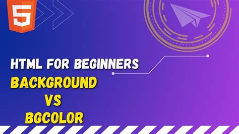 18 html background attribute html bgcolor attribute use color and