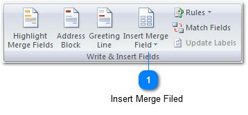Topic Step 7 Insert Merge Fields