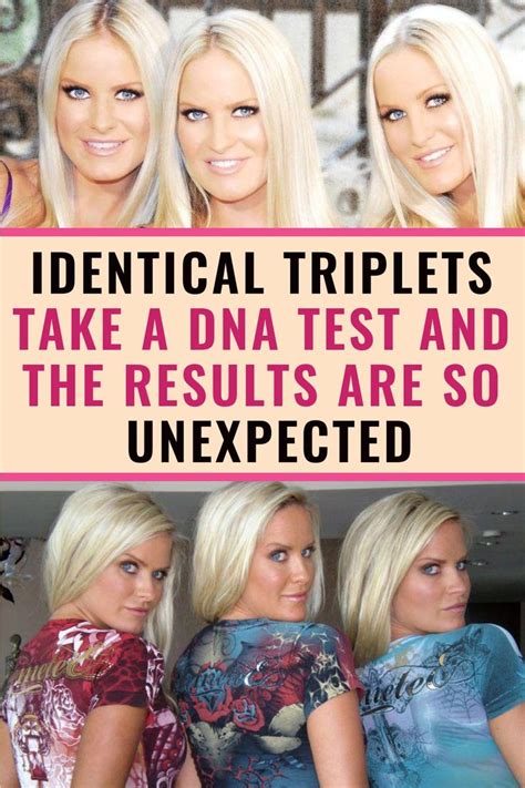 Identical Triplets Take A Dna Test And The Results Are So Unexpected