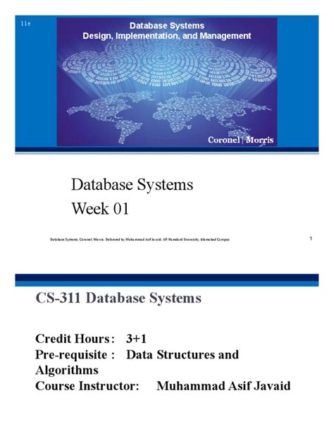 Db Lec Week 1 Introduction Pdf Databases Relational Model