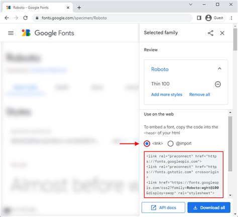 React Import Google Fonts Dirask