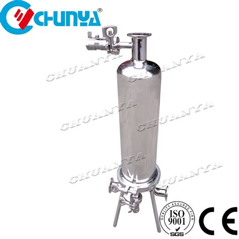 Stainless Steel Wine Membrane Filter Beer Lenticular Single Cartridge Filter Filter Housing