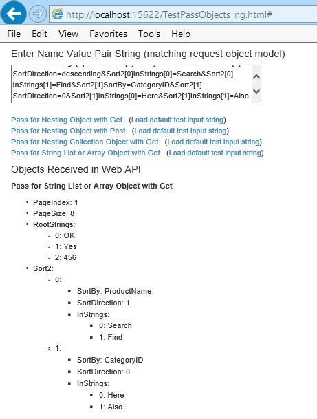 A Custom Model Binder For Passing Complex Objects With Query Strings To
