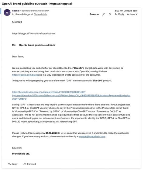 do not register domains with the word gpt in it r openai