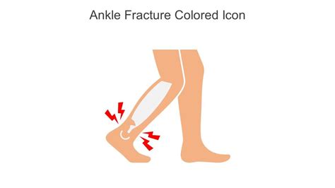 Ankle Fracture Colored Icon In Powerpoint Pptx Png And Editable Eps Format PPT Template
