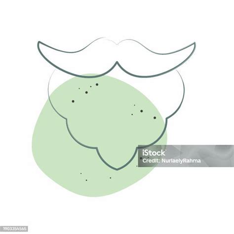 아이콘 수염 아일랜드 상징과 관련이 있습니다 색상 별점 스타일 심플한 디자인 편집 가능 간단한 일러스트레이션 귀여운에 대한 스톡 벡터 아트 및 기타 이미지 Istock