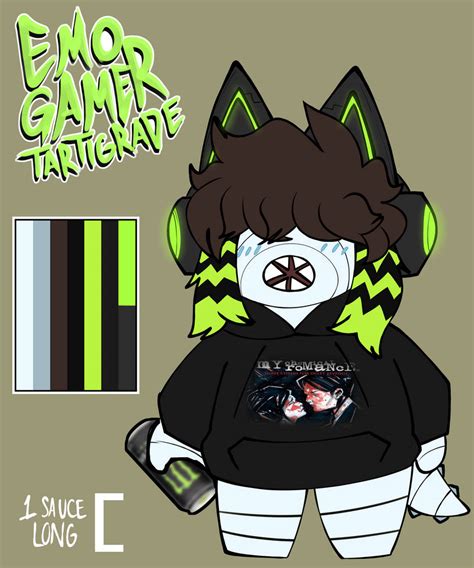 Emo Gamer Tartigrade Girl Open By Chromacandi On Deviantart