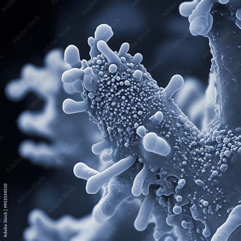 Nanotechnology Exploration With A Scanning Electron Microscope Stock